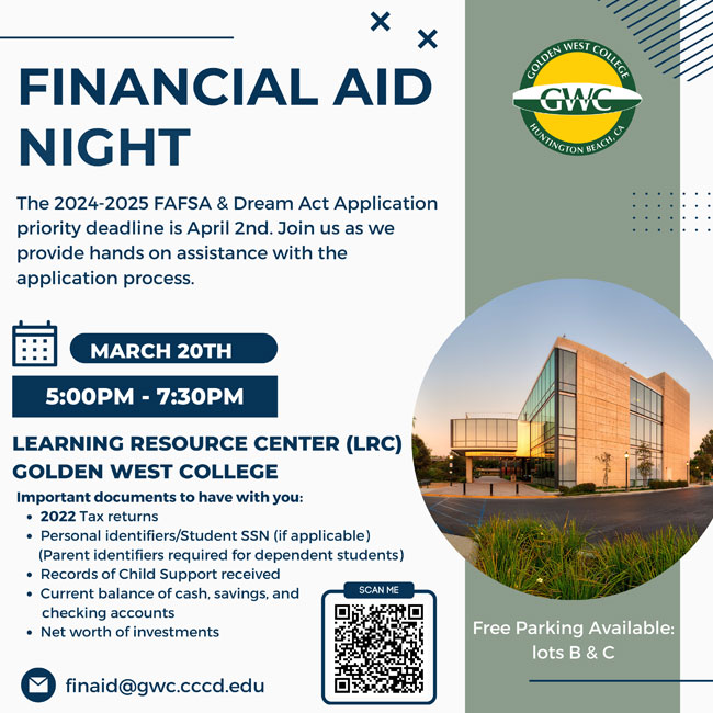 Financial Aid Workshops